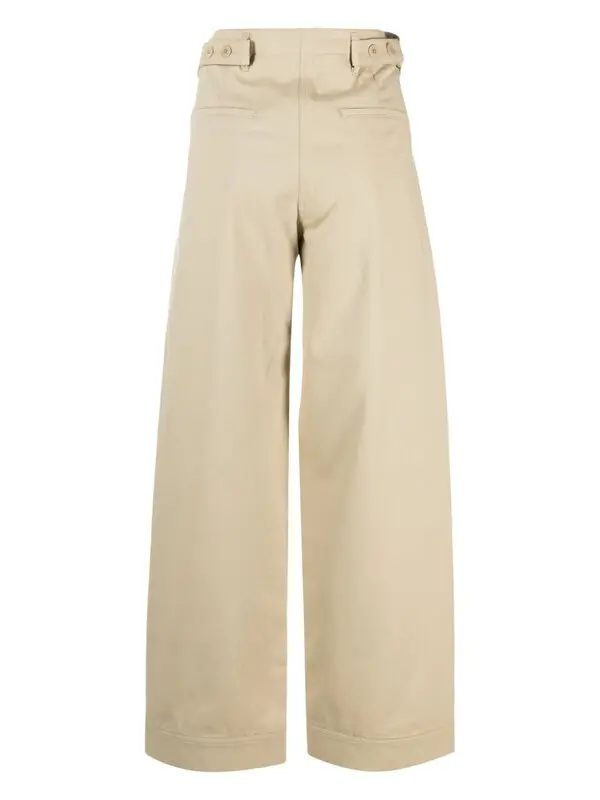 LOW CLASSIC Wide-leg Belted Trousers