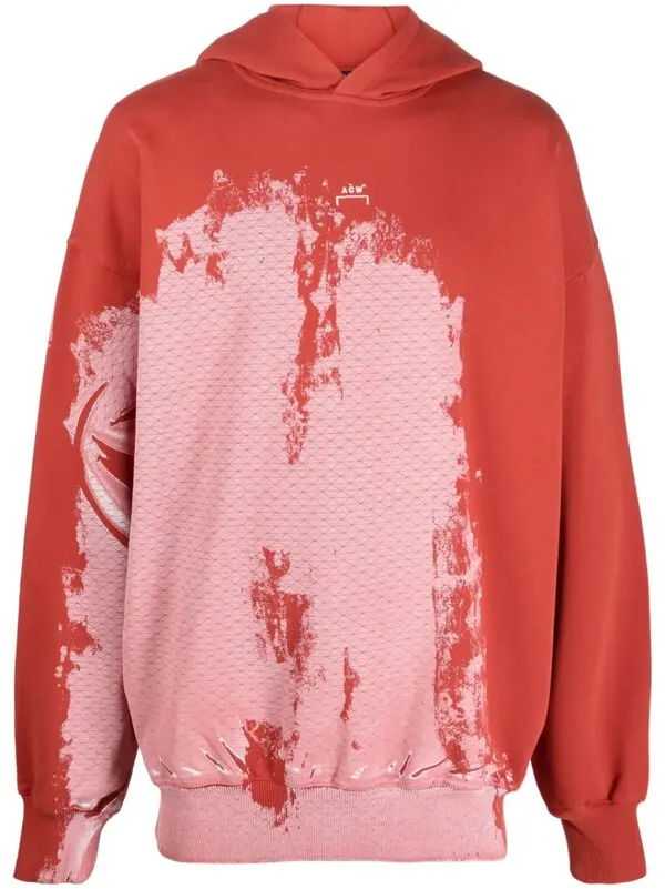 A-COLD-WALL* Brushstroke Abstract-print Hoodie