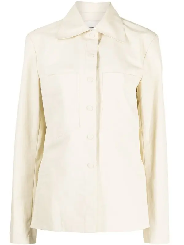LOW CLASSIC Classic Collar Jacket - Yellow