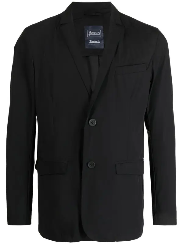 Herno Single-breasted Blazer - Black