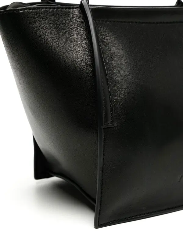 YU MEI Mini Milly Nappa Leather Tote Bag - Black