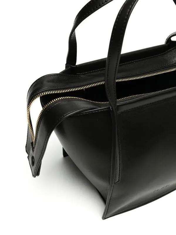 YU MEI Mini Milly Nappa Leather Tote Bag - Black