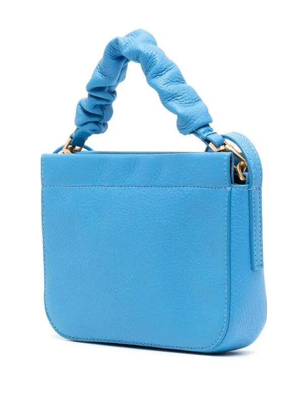 YU MEI Scrunchie Vi Deer Leather Bag - Blue