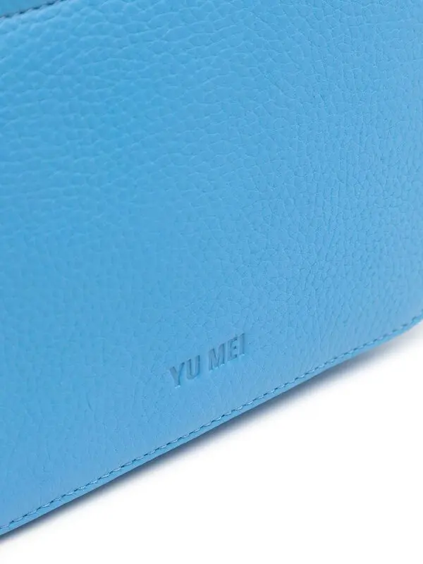 YU MEI Scrunchie Vi Deer Leather Bag - Blue