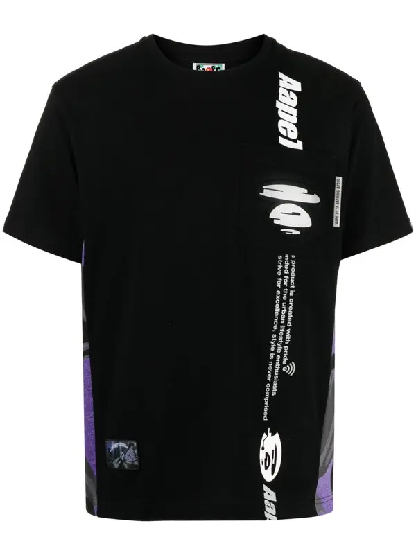AAPE BY *A BATHING APE Graphic-print Cotton T-shirt