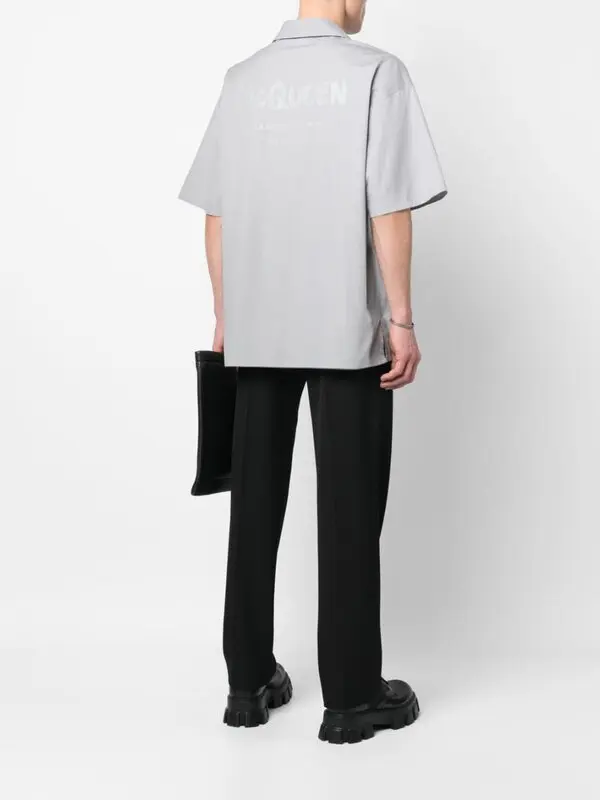 Alexander McQueen Logo-print Short-sleeved Shirt