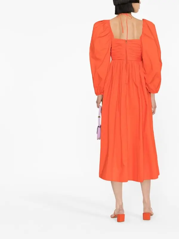 Ulla Johnson Alessa Puff-sleeve Midi Dress