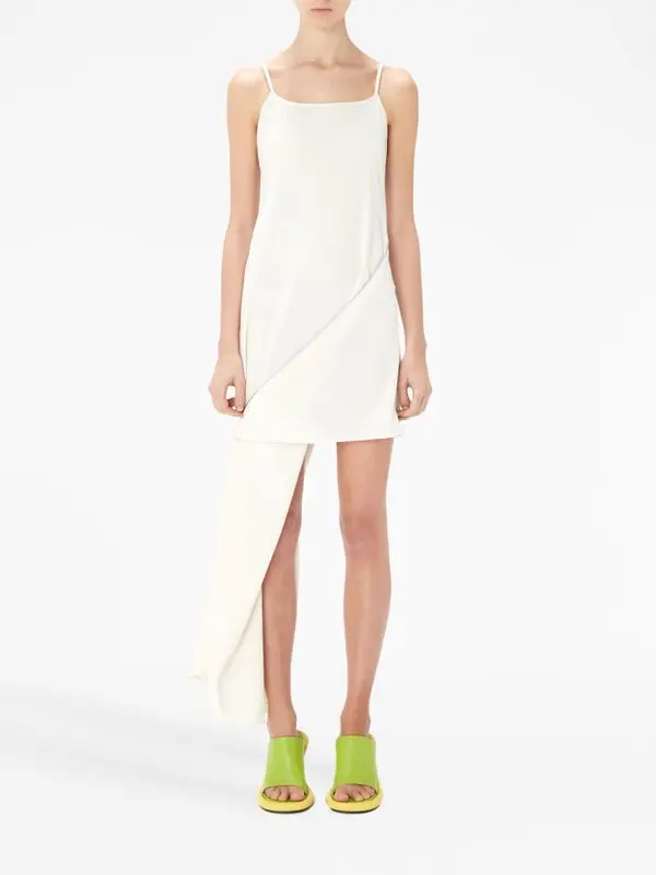 JW Anderson Asymmetric Sleeveless Dress - Neutrals
