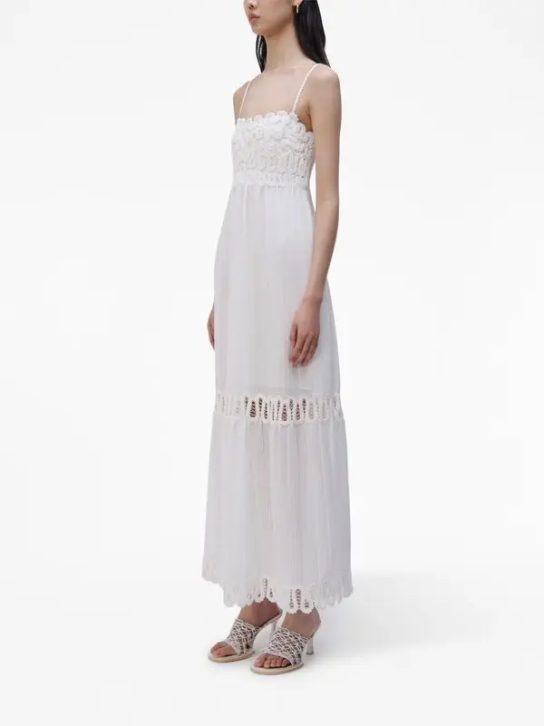 Simkhai Sleeveless Lace-embellished Dress