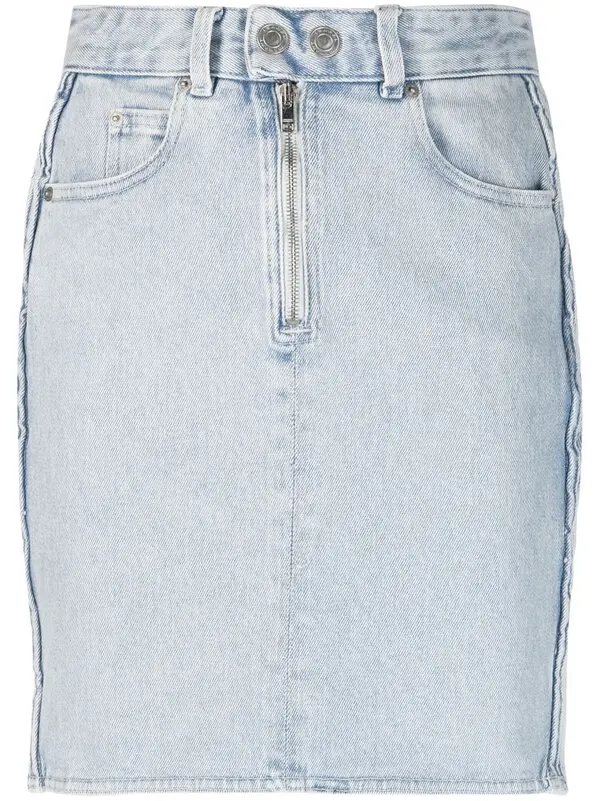 Isabel Marant Vabelia Denim Skirt - Blue