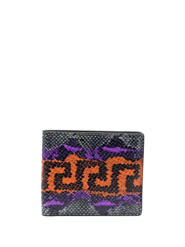 Versace Logo-lettering Bi-fold Wallet