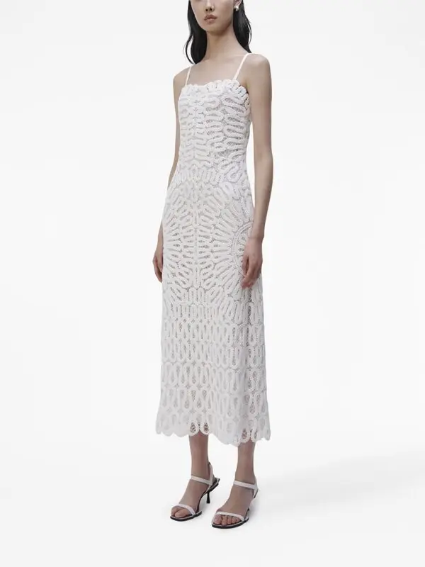 Simkhai Sleeveless Lace Midi Dress