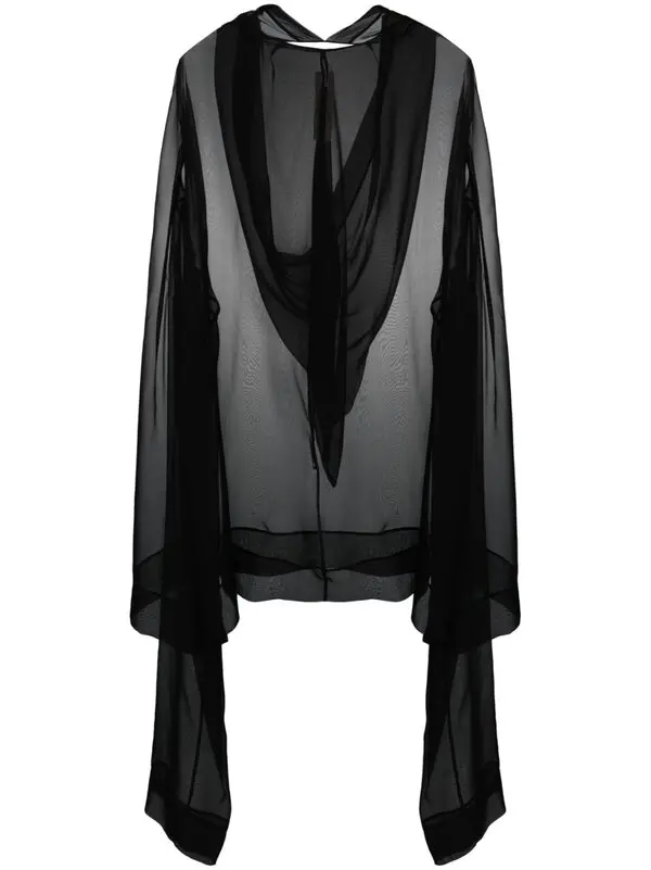 Rick Owens Flyproof Silk Tunic
