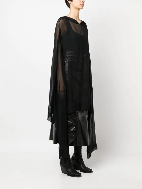 Rick Owens Flyproof Silk Tunic