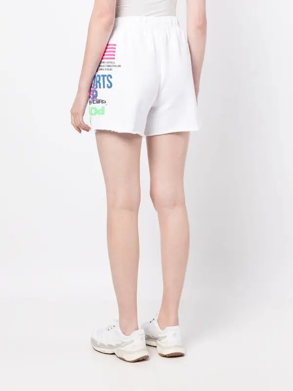 P.E Nation Slogan-print Shorts