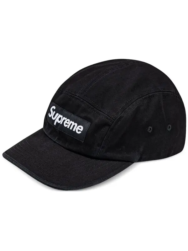 Supreme Washed Twill Cap - Black | Editorialist