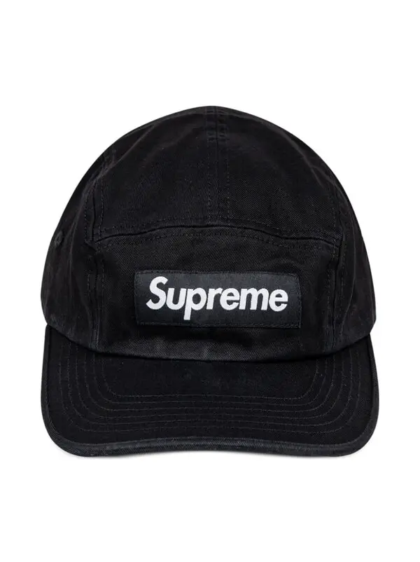 Supreme Washed Twill Cap - Black | Editorialist