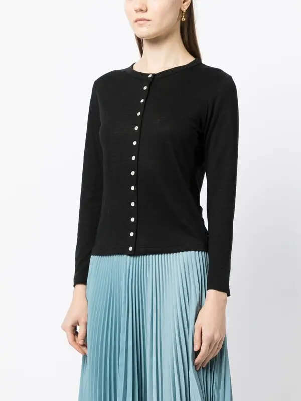 AGNES B. Le Petit Linen Cardigan