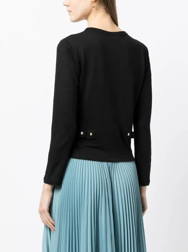 AGNES B. Le Petit Linen Cardigan