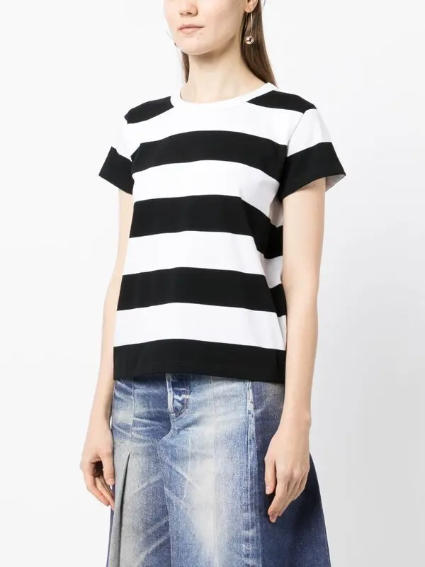 AGNÈS B. Striped Cotton T-shirt