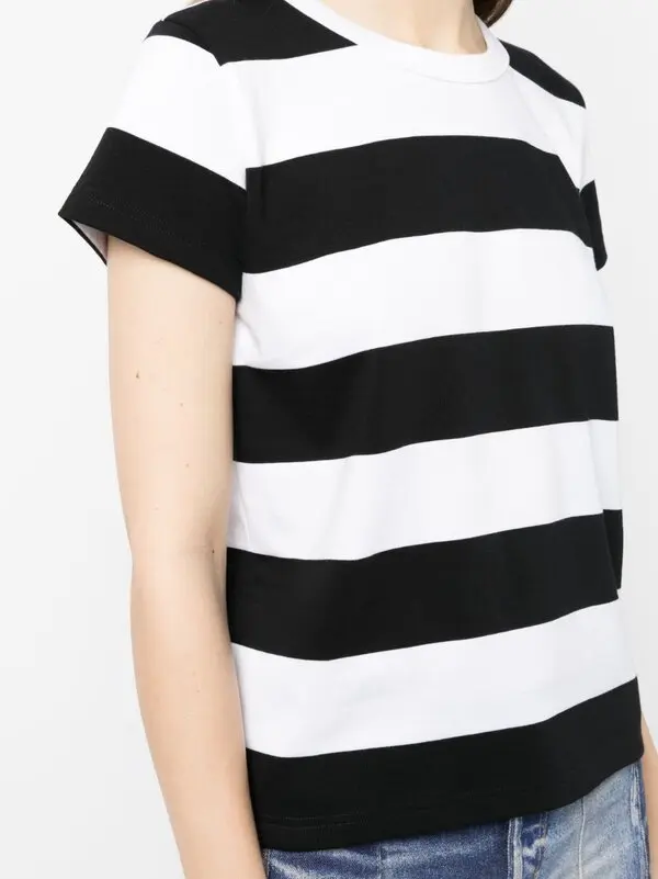 AGNÈS B. Striped Cotton T-shirt
