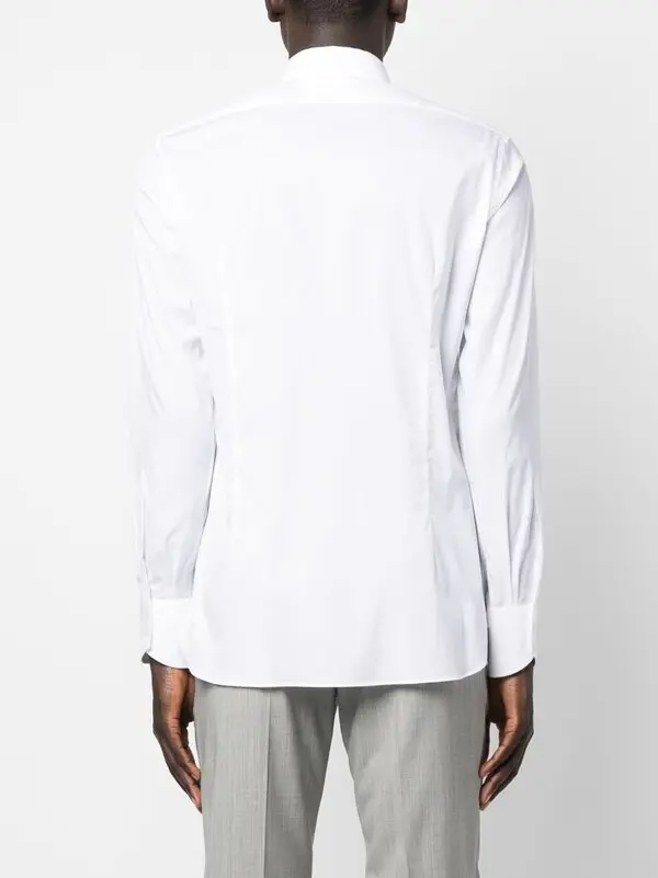 TOM FORD Plain Cotton Shirt - White