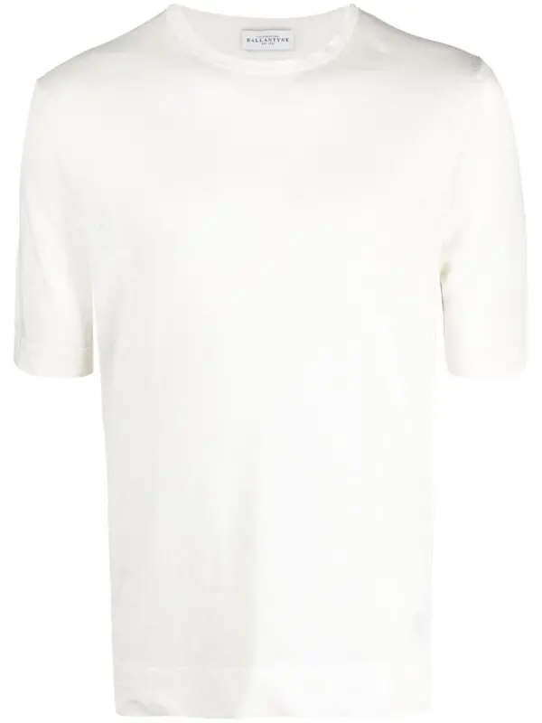 BALLANTYNE Short-sleeved Linen T-shirt