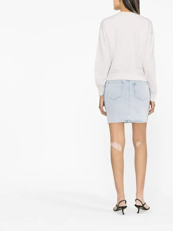 Isabel Marant Étoile Logo-embroidered Sweatshirt - Neutrals