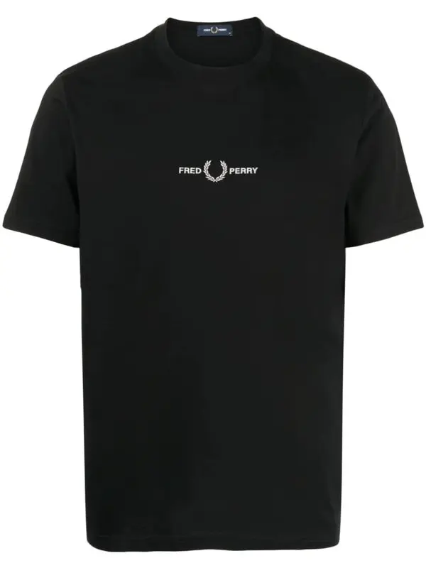 Fred Perry Logo T-shirt - Black