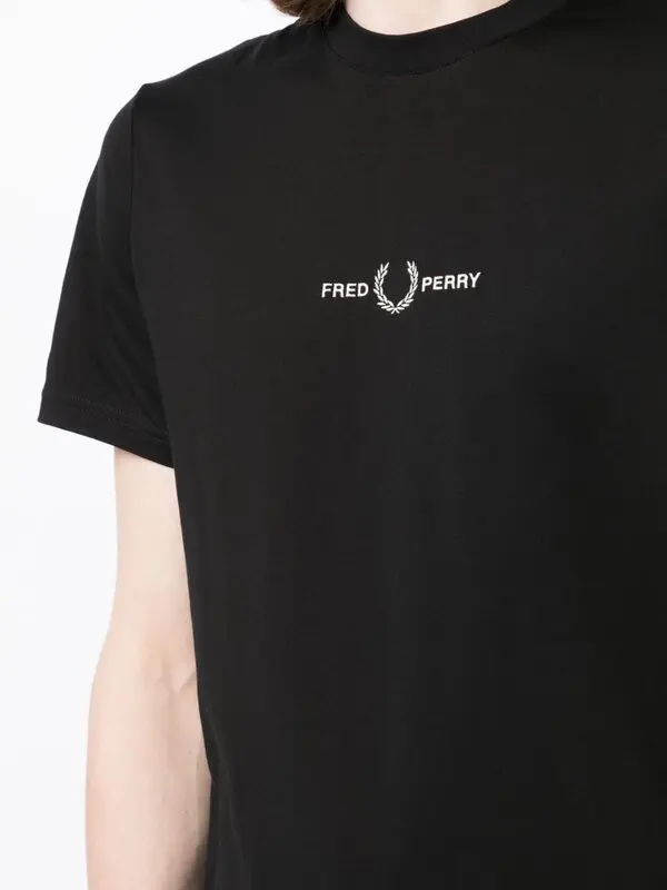 Fred Perry Logo T-shirt - Black