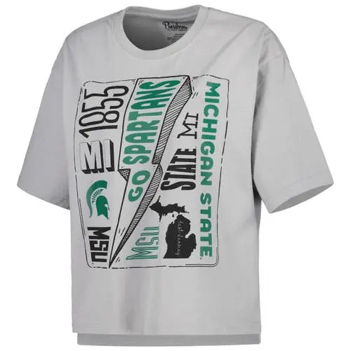 PRESSBOX Michigan State Spartans Graphic T-shirt