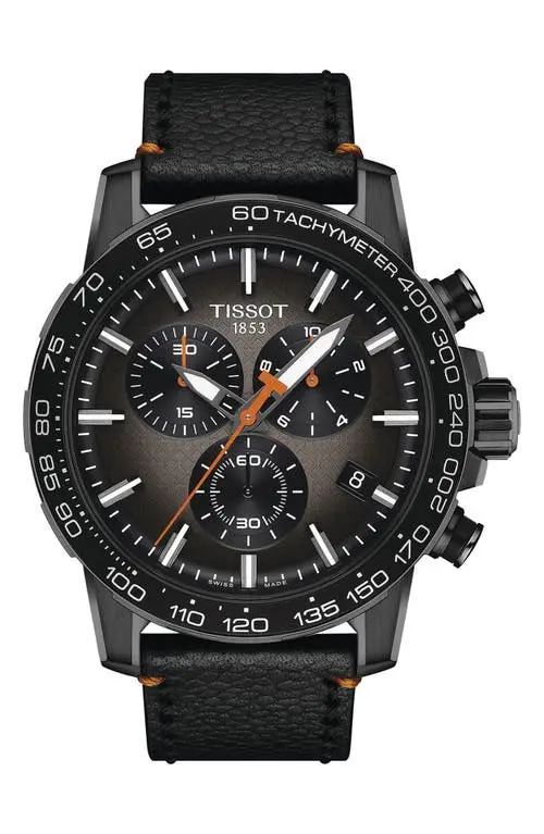 TISSOT Supersport Chronograph Watch - Black
