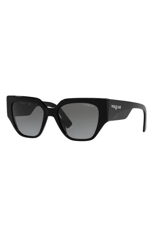 VOGUE 52mm Gradient Irregular Sunglasses
