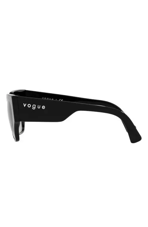 VOGUE 52mm Gradient Irregular Sunglasses