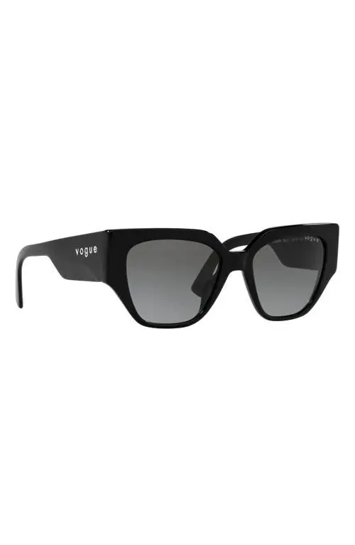 VOGUE 52mm Gradient Irregular Sunglasses