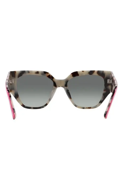 VOGUE 52mm Gradient Irregular Sunglasses