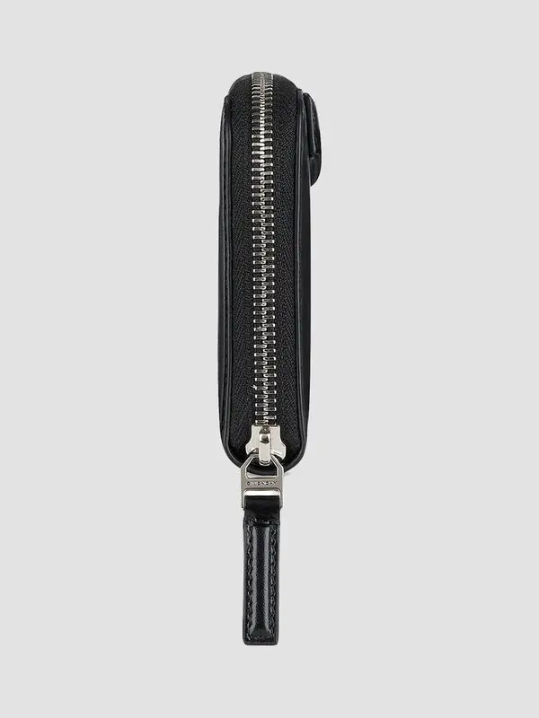 Givenchy Antigona Zipped Wallet In Box Leather