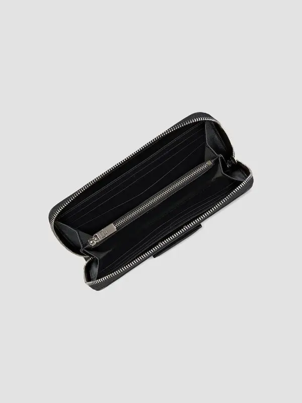 Givenchy Antigona Zipped Wallet In Box Leather