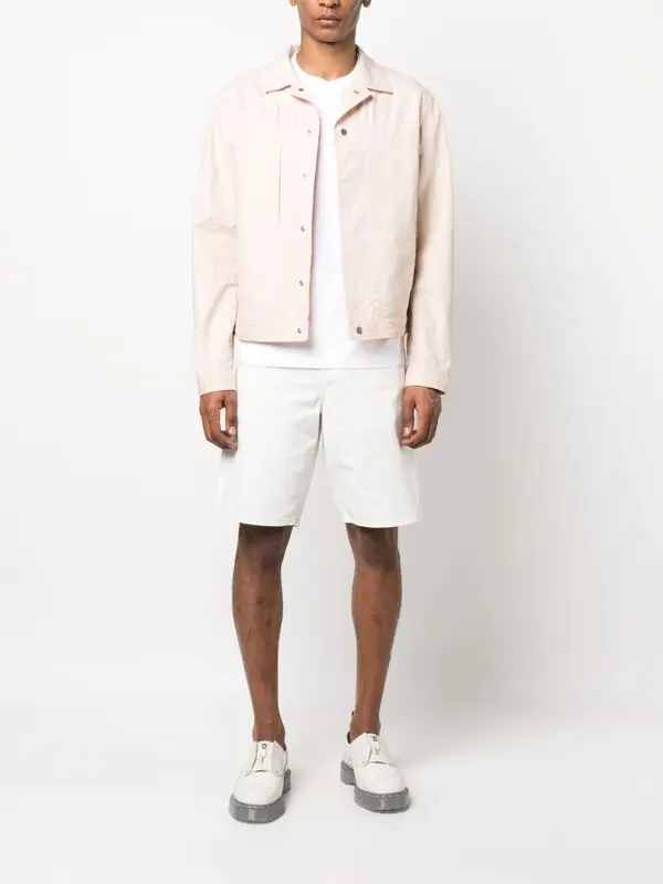 Carhartt Work In Progress Single Knee Cotton Shorts - White