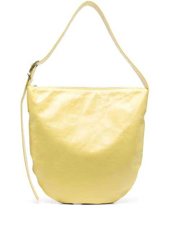 JIL SANDER Polished-finish Leather Tote Bag