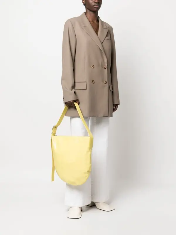 JIL SANDER Polished-finish Leather Tote Bag