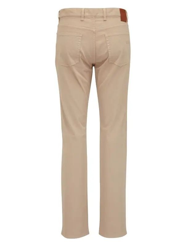 Zegna Slim-cut Trousers - Neutrals