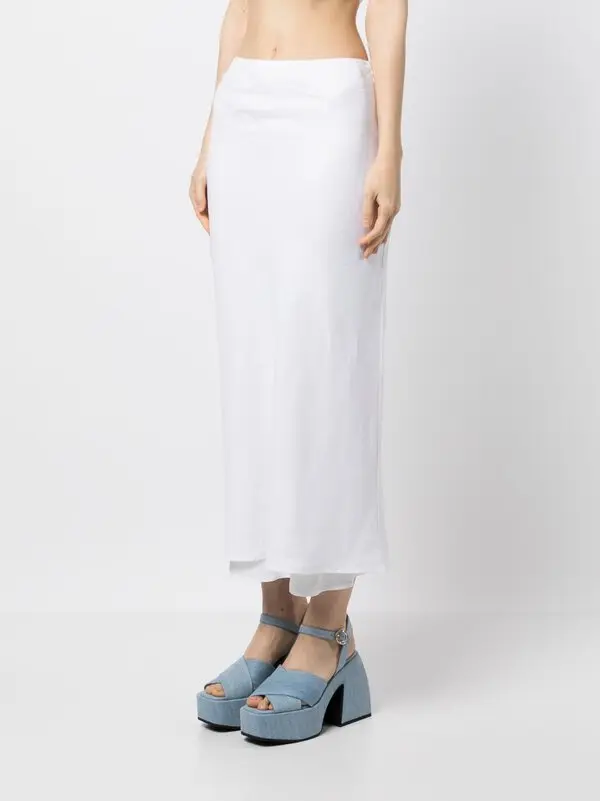 REFORMATION Layla Linen Skirt