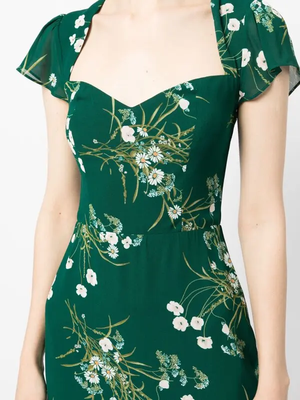 sage green short dress Clover Puff Sleeve Gingham Mini Dress • Shop American Threads Boutique White / S main image 1