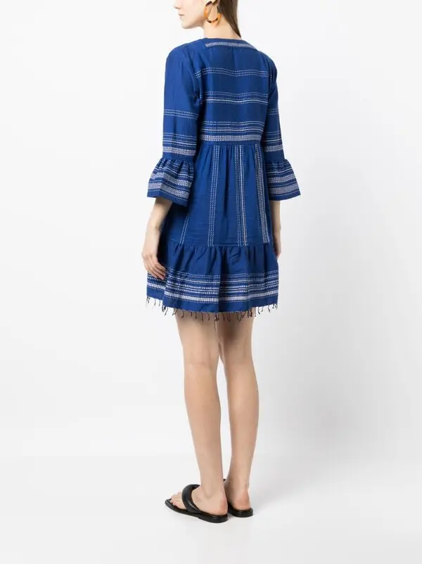 LEMLEM Frayed-hem Cotton Dress