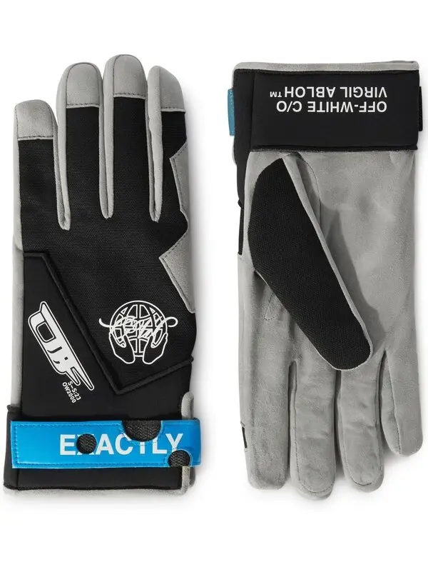 Off-White Exact Opp Gloves - Grey