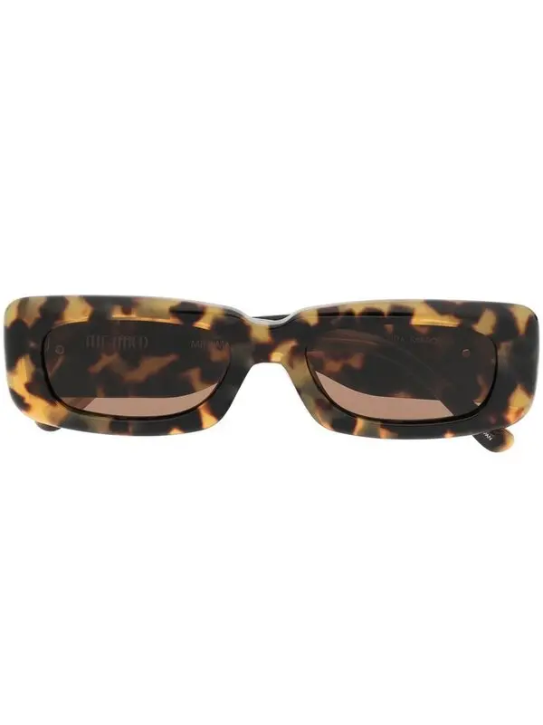 Linda Farrow X The Attico Marfa Sunglasses - Brown