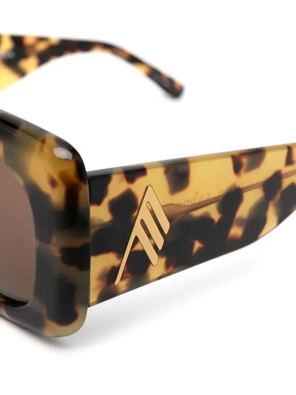 Linda Farrow X The Attico Marfa Sunglasses - Brown