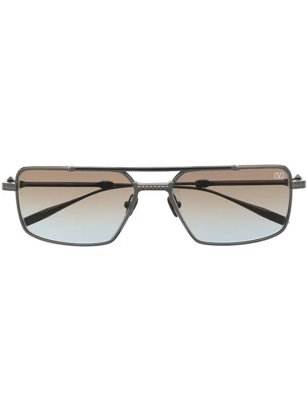 Valentino Garavani Rockstud Pilot Sunglasses - Black