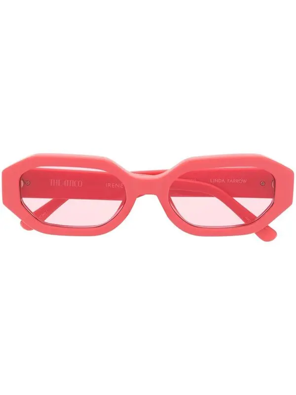 Linda Farrow X The Attico Irene Sunglasses - Pink